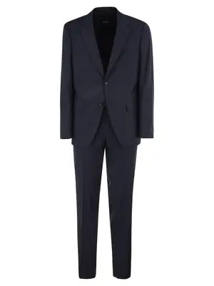 BOSS Stretch Virgin Wool Suit - Multicolor