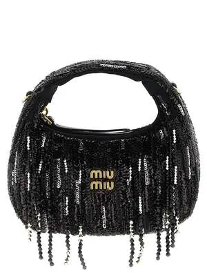 Miu Miu Wander' Mini Handbag - Black