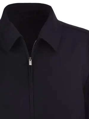 BOSS Virgin Wool Blend Jacket With Zip