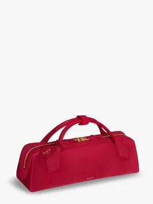 Alaïa Teckel Clutch Suede Handbag