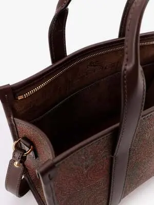 Etro Arnica S Paisley Fabric Handbag With Shoulder Strap - Multicolor