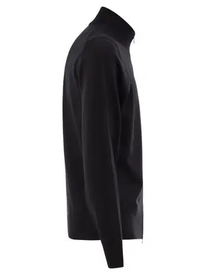 BOSS Pure Virgin Wool Zip-up Cardigan