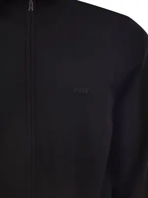 BOSS Pure Virgin Wool Zip-up Cardigan