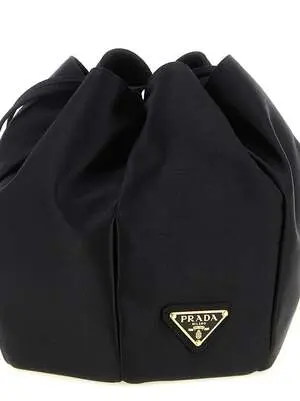 Prada Satin Mini Bucket Bag