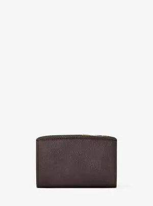 Michael Kors Bryant Medium Nubuck Wallet In By - Brown