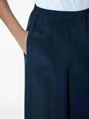 Max Mara Elasticated Wide-leg Trousers