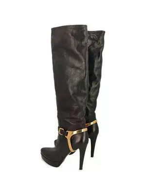 Prada Leather Knee-high Boots
