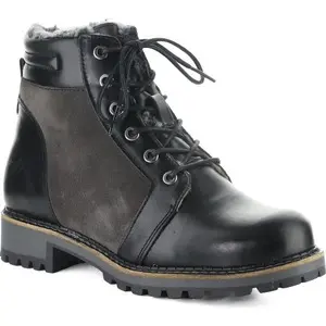 BOS. & CO. Chill Waterproof Leather Bootie - Black/anthracite