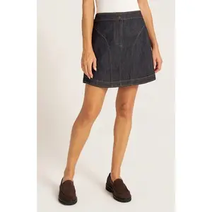 Matty M. Nessa Seamed Miniskirt
