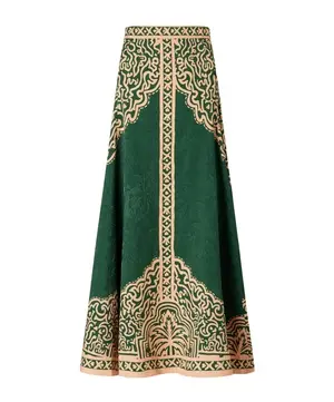 Johanna Ortiz Satin-jacquard Maxi Skirt - No
