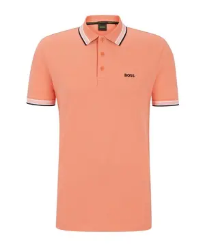 Hugo Boss Polo Shirt With Contrast Tipping - No