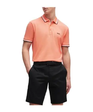 Hugo Boss Polo Shirt With Contrast Tipping