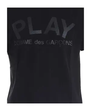 Play Comme Des Garcon Logo Printed T-shirt