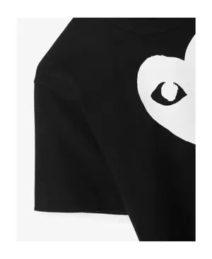 Play Comme Des Garcon Heart-print Cotton T-shirt