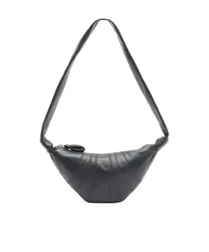 LEMAIRE Croissant Small Leather Bag - Blue