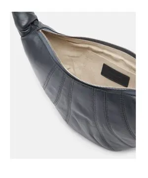 LEMAIRE Croissant Small Leather Bag - Blue