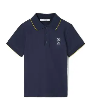 Fendi Embroidered-dice Polo Shirt