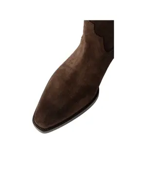 Paris Texas Suede Cowboy Boots