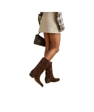 Paris Texas Suede Cowboy Boots