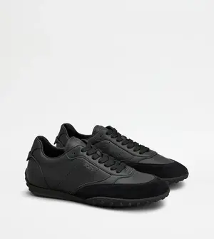 TOD'S Perforated Detail Lace-up Sneakers