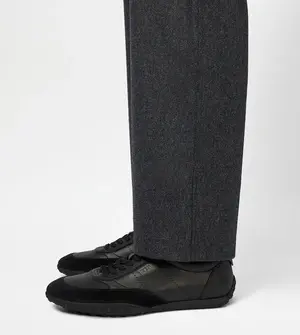 TOD'S Perforated Detail Lace-up Sneakers