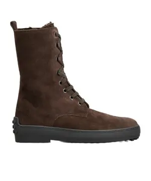 TOD'S Win Gomm Lace-up Ankle Boots