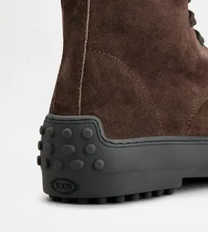 TOD'S Win Gomm Lace-up Ankle Boots