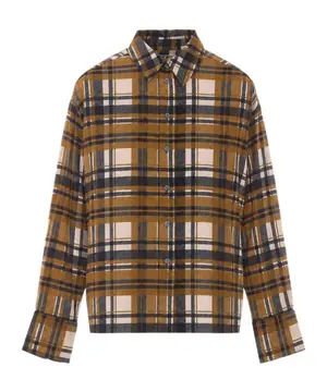Essentiel Antwerp Krispy Checked Button-up Shirt