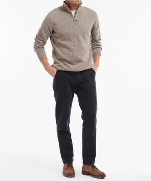 Barbour Long Sleeve Half-zip Jumper