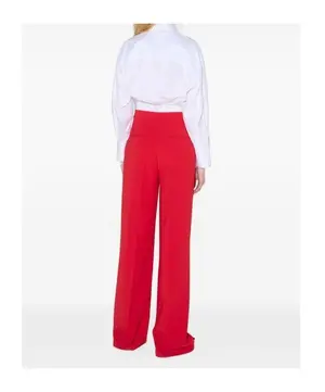 Elisabetta Franchi Poplin Shirt With Bow Tie