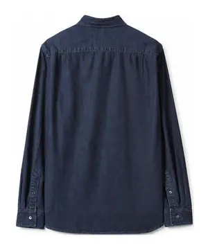 Maison Kitsuné Profile Fox Denim Casual Shirt