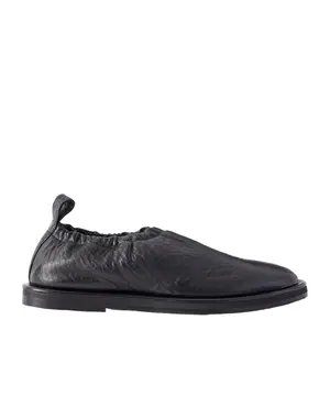 Studio Nicholson Crinkled Leather Loafers - No