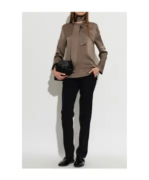 Fabiana Filippi Falcon Scarf Detail Top