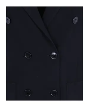 Elisabetta Franchi Double-breasted Knit Blazer