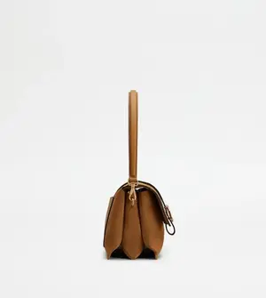 TOD'S T Timeless Flap Bag In Suede Mini