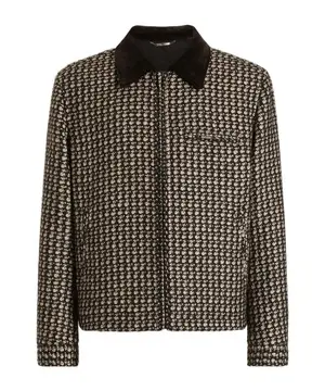 Dolce & Gabbana Dolce Gabbana Quilted Houndstooth Jacket