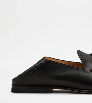 TOD'S Mule Loafers In Nappa Leather - Black