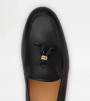 TOD'S Mule Loafers In Nappa Leather - Black