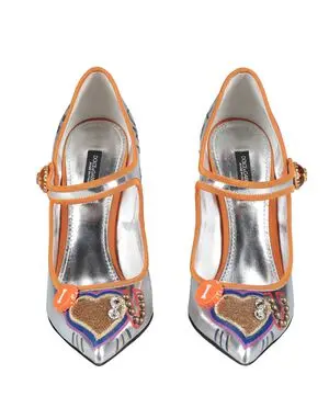 Dolce & Gabbana Simple High-heeled Shoes - Silver