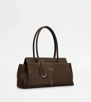 TOD'S Shoulder Bag In Suede Small