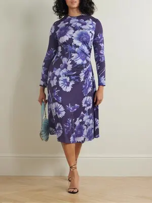 Erdem Printed Midi Dress