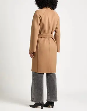 Max Mara Wool Belted Coat - Camel