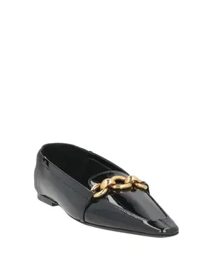 Saint Laurent Glossy Leather Loafers