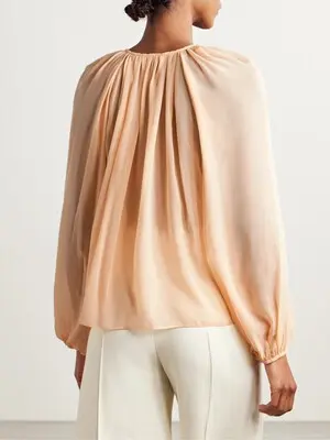 Ulla Johnson Chiffon Long-sleeve Shirt