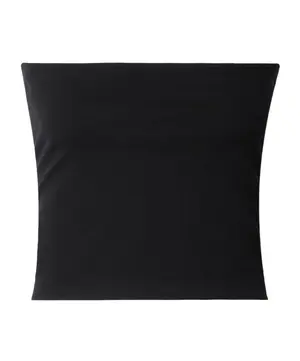 LESET Cropped Stretch-ponte Top