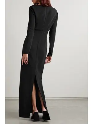 Roland Mouret Long-sleeved Maxi Dress