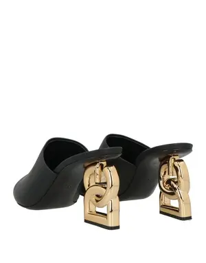 Dolce & Gabbana Minimalist Leather Slide Sandals