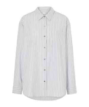 LESET Striped Cotton-blend Shirt