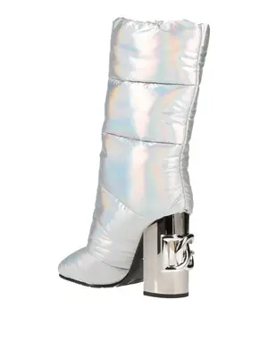 Dolce & Gabbana Color-blocked Metallic Ankle Boots
