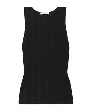 Vince Minimalist Stretchy Tank Top - Black